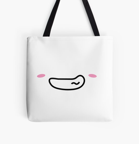 " Kawaii japanese smirk grin anime face emoji" Tote Bag for Sale by ...