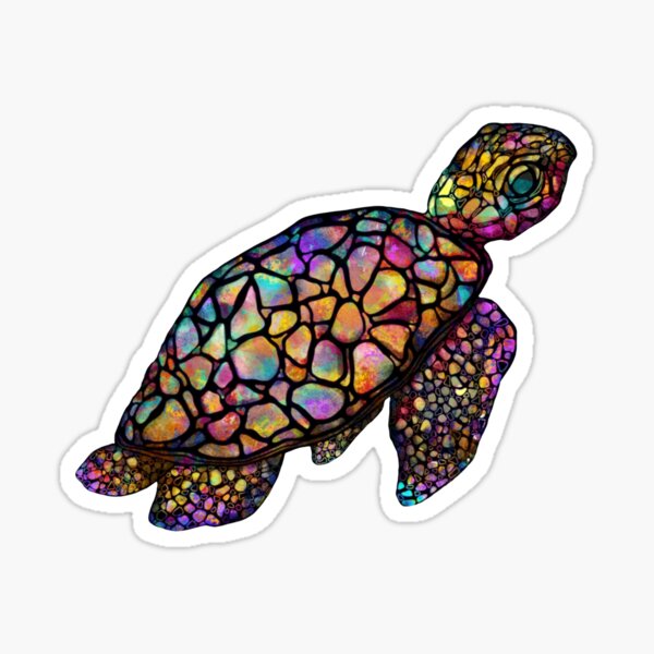 "Rainbow Turtles" Sticker by RC-aRtY | Redbubble