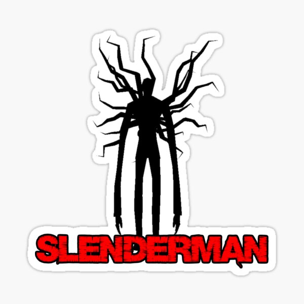"SLENDERMAN" Sticker by BabeBoutique | Redbubble