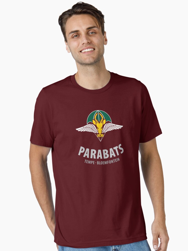 "SADF Parabat (1 Parachute Bn) Shirt" Essential T-Shirt for Sale by ...