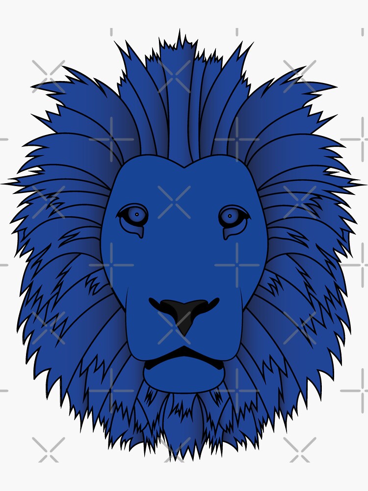 "Chelsea Football Blue Lion Badge" Sticker for Sale by SandersApparel ...
