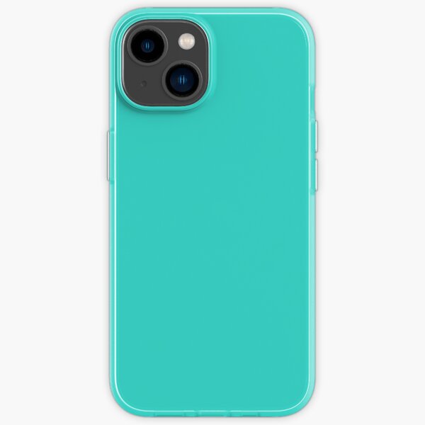 "PURE COLOR-Turquoise" iPhone Case for Sale by Pattern-Color | Redbubble