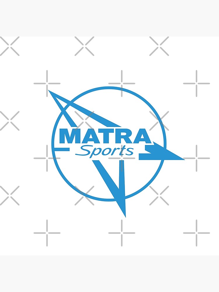 "Vintage Matra Sports emblem - Matra blue" Photographic Print by ...