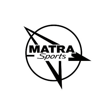 "Vintage Matra Sports emblem - Black" Sticker for Sale by retropetrol ...