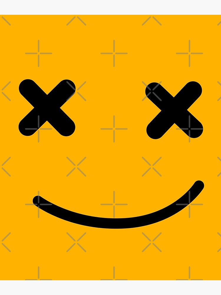 "Smiley x Face - Yellow Shirt" Poster by strayfox | Redbubble