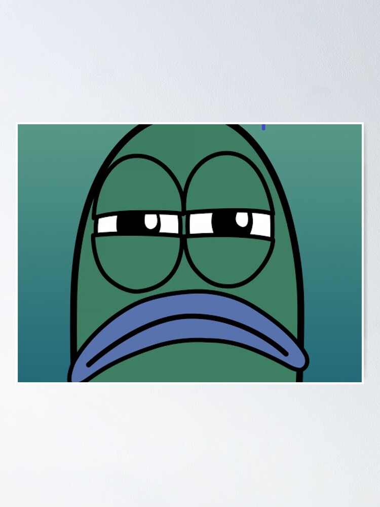 "A classic, simple, yet funny picture of a fish looking annoyed on ...