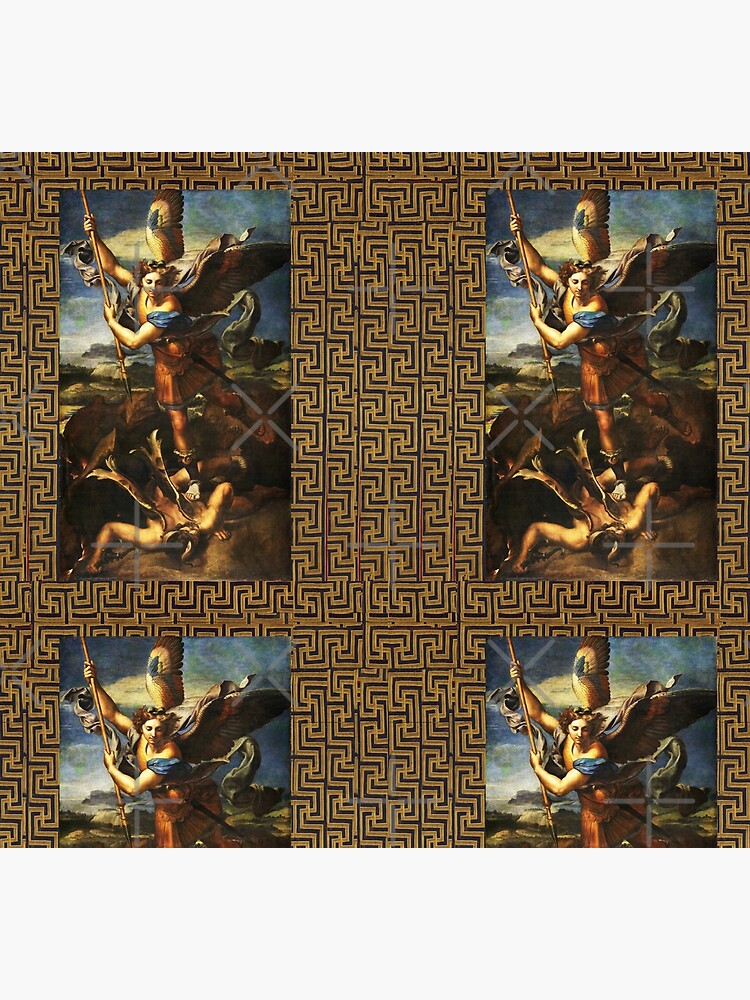 St. Michael Archangel Vanquishing Satan Socks sold by Brunilda | SKU ...