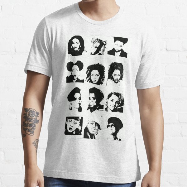 "Female Rappers Monochrome" T-shirt for Sale by ikidyounot | Redbubble ...