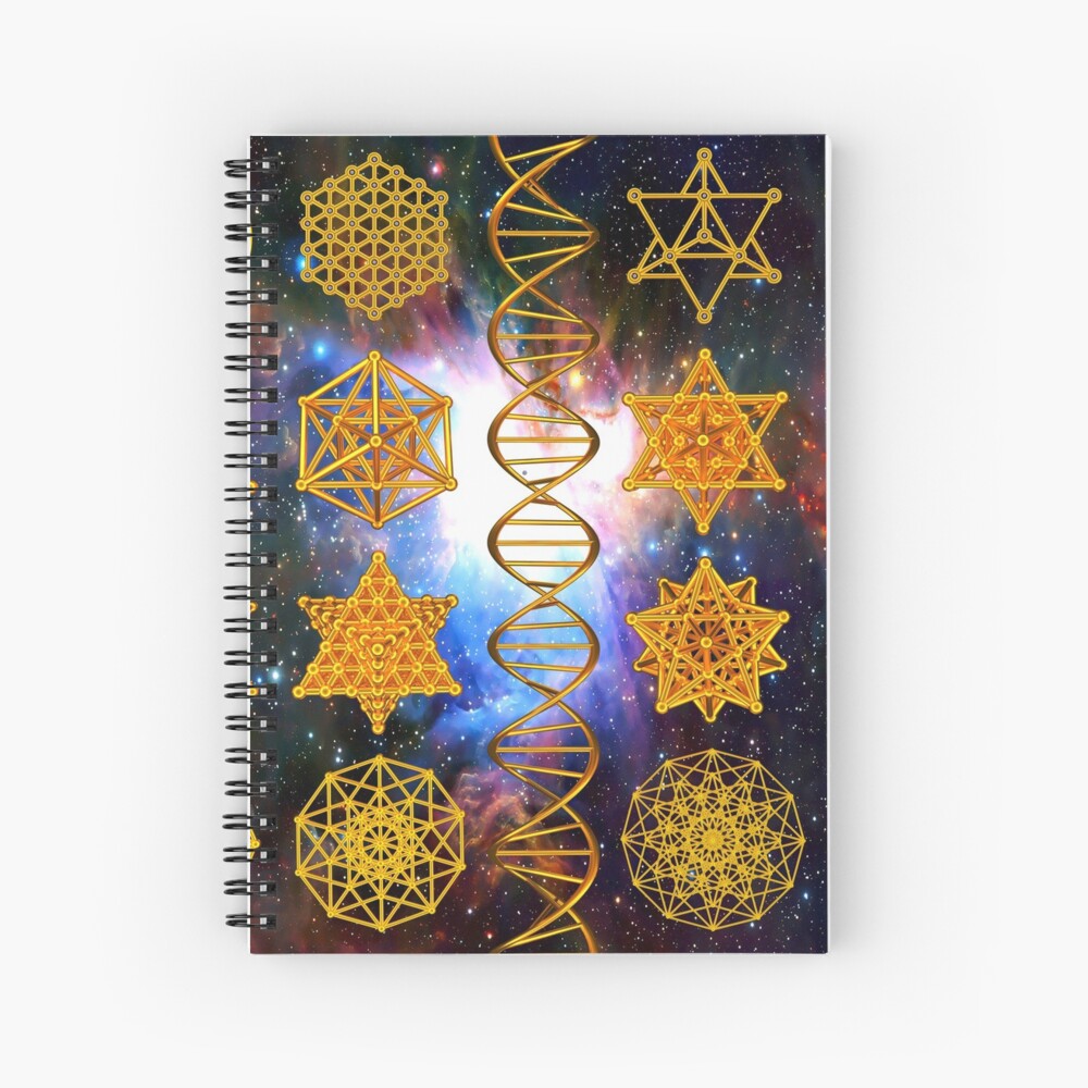 "Sacred Geometry" Spiral Notebook for Sale by Niels-Bagchus | Redbubble