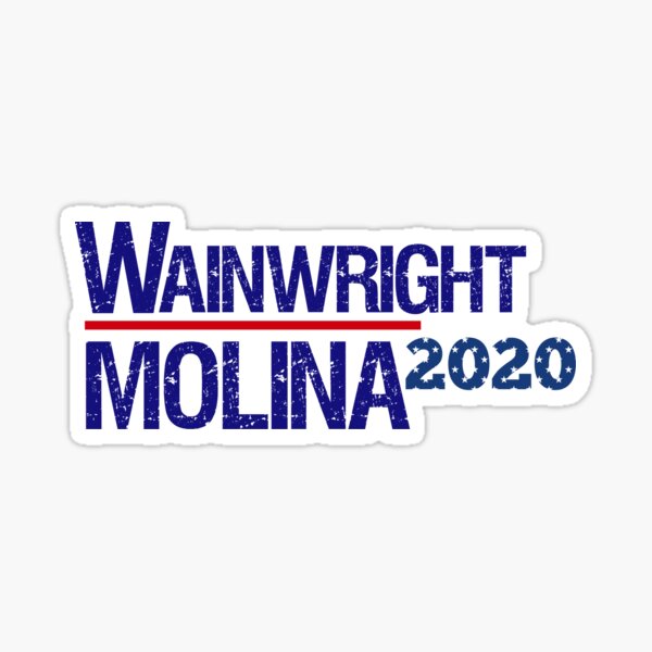 "wainwright molina 2020 " Sticker for Sale by HcN90 | Redbubble