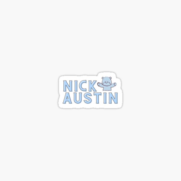 "nick austin" Sticker for Sale by yikes-ange | Redbubble