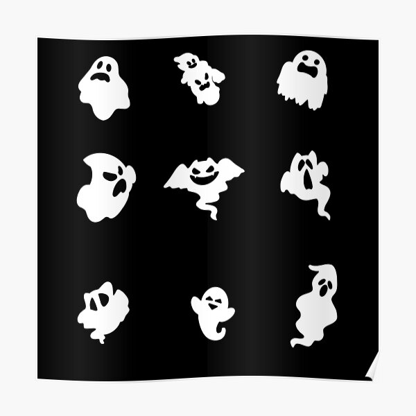 "Ghost design" Poster by Susanadrg | Redbubble