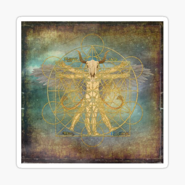 "The Powers of the Sphinx" Sticker by PurplePeacock | Redbubble