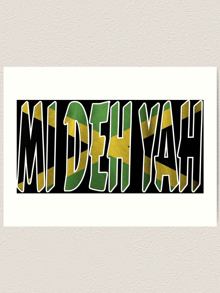 "Jamaican Sayings, Jamaican Slang, Jamaica, Patwah, Patois" Art Print ...