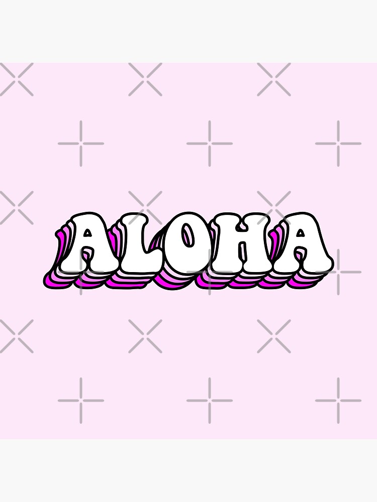 "aesthetic pastel pink aloha" Poster by STAR10008 | Redbubble