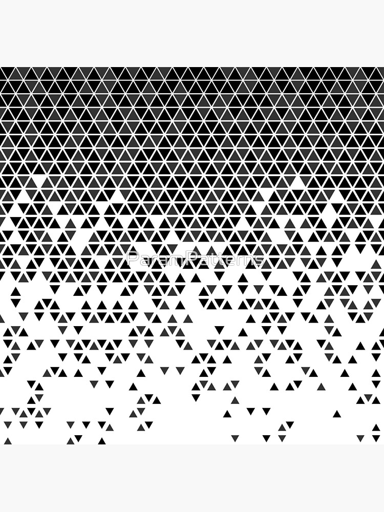 "Triangle Pattern Gradient" Art Print by ParamPatterns | Redbubble