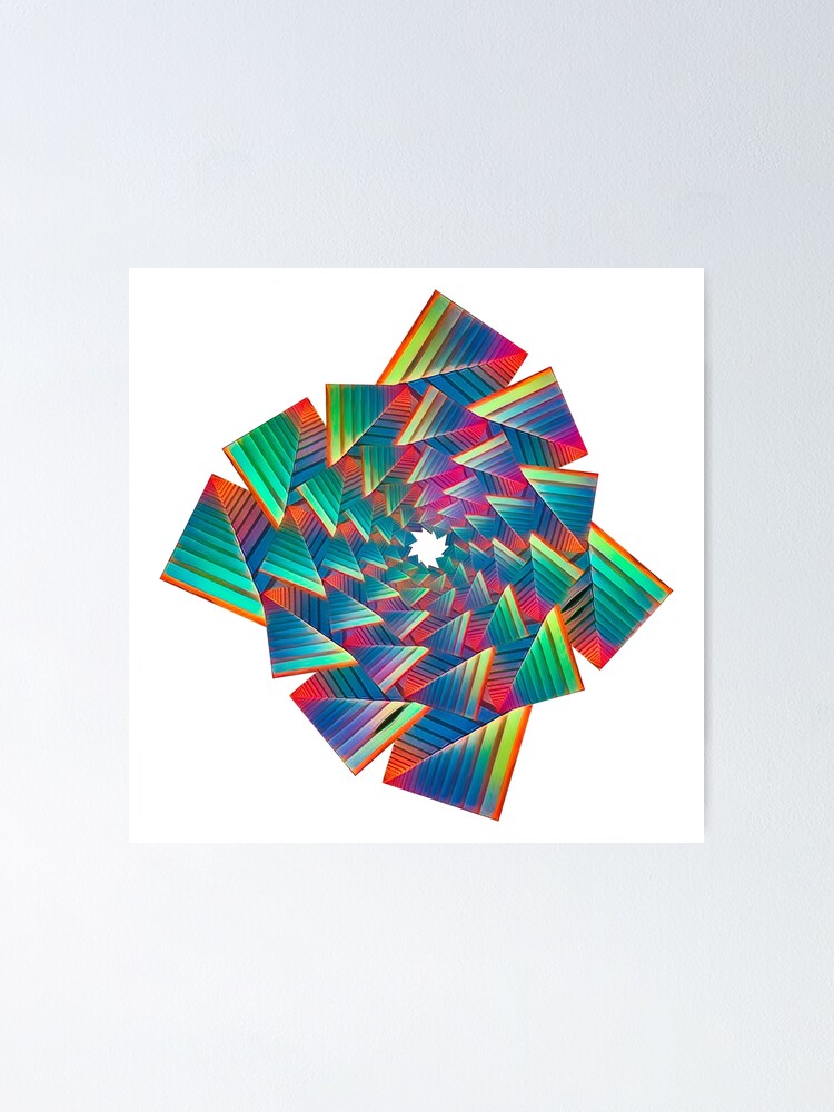 "Hallway Pyramid or Stairs" Poster for Sale by JohnHaldane | Redbubble