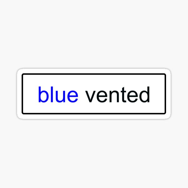 "Blue Vented 2 - Among Us" Sticker by SaltyTuba | Redbubble