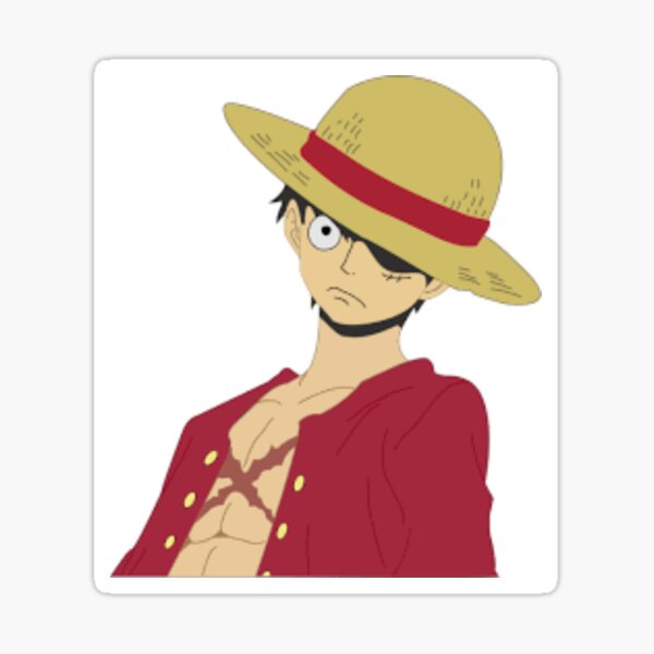 "Monkey d. Luffy " Sticker for Sale by Fouadshop | Redbubble