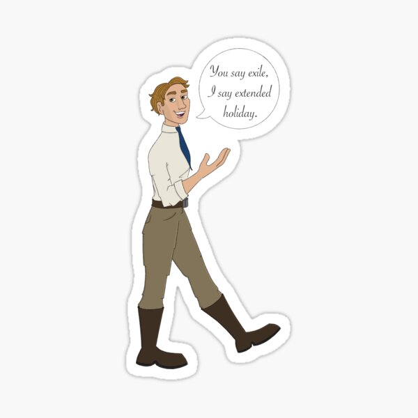 "Nikolai Lantsov" Sticker for Sale by flabby-abby | Redbubble