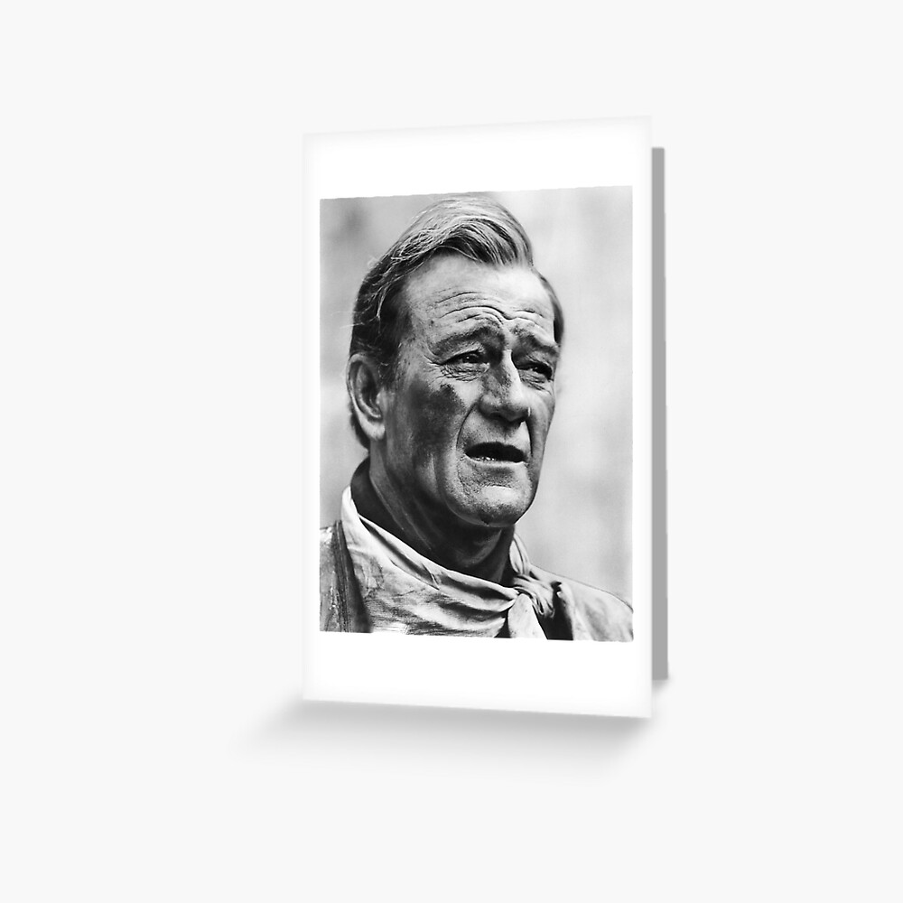 "John Wayne" Greeting Card for Sale by Ronanana | Redbubble