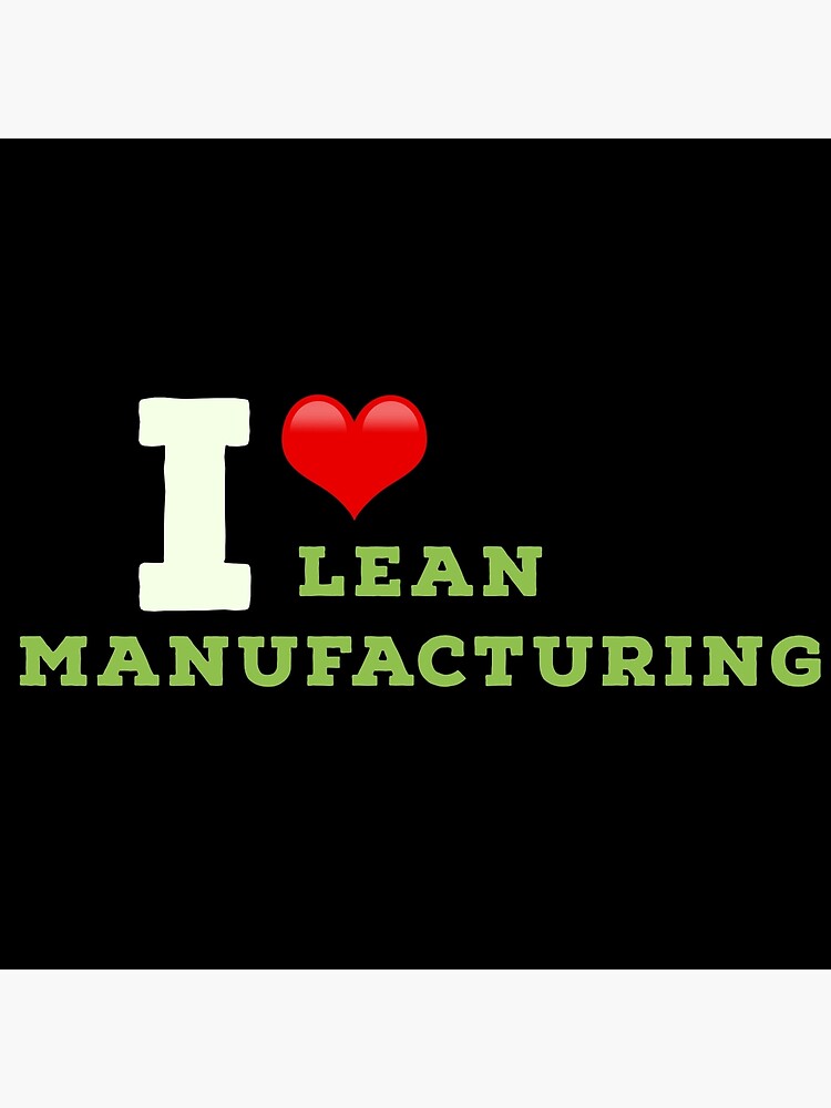 "Lean Manufacturing" Poster by MR46 | Redbubble