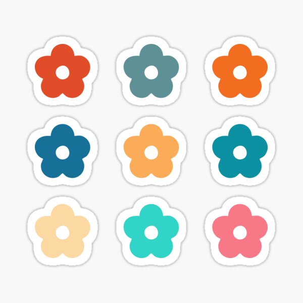 "Bib Flowers" Sticker for Sale by area-design- | Redbubble