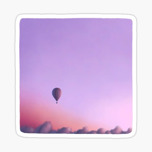 "Aesthetic sunset sky" Sticker by pppandemia | Redbubble
