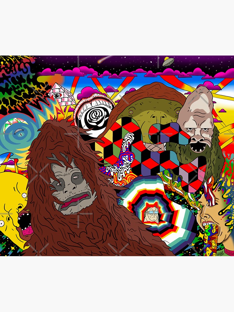 "The big lez show wall art" Sticker by AntoJ | Redbubble