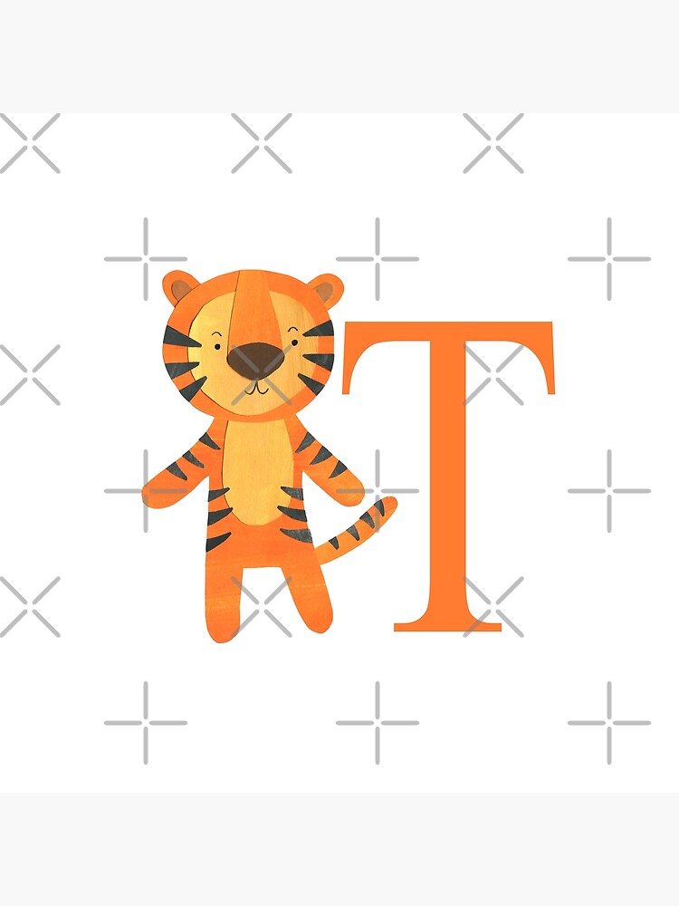 "Terrific Tiger, T for Tiger" Greeting Card for Sale by DesignbyBFD ...