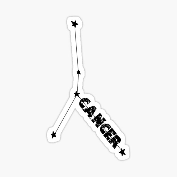"cancer zodiac sign" Sticker by mollyyjamison | Redbubble