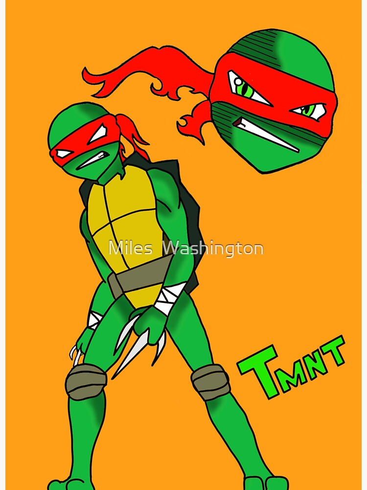 "Tmnt Raphael " Sticker by Dctheartist | Redbubble