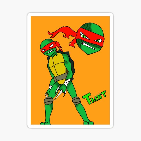 "Tmnt Raphael " Sticker by Dctheartist | Redbubble