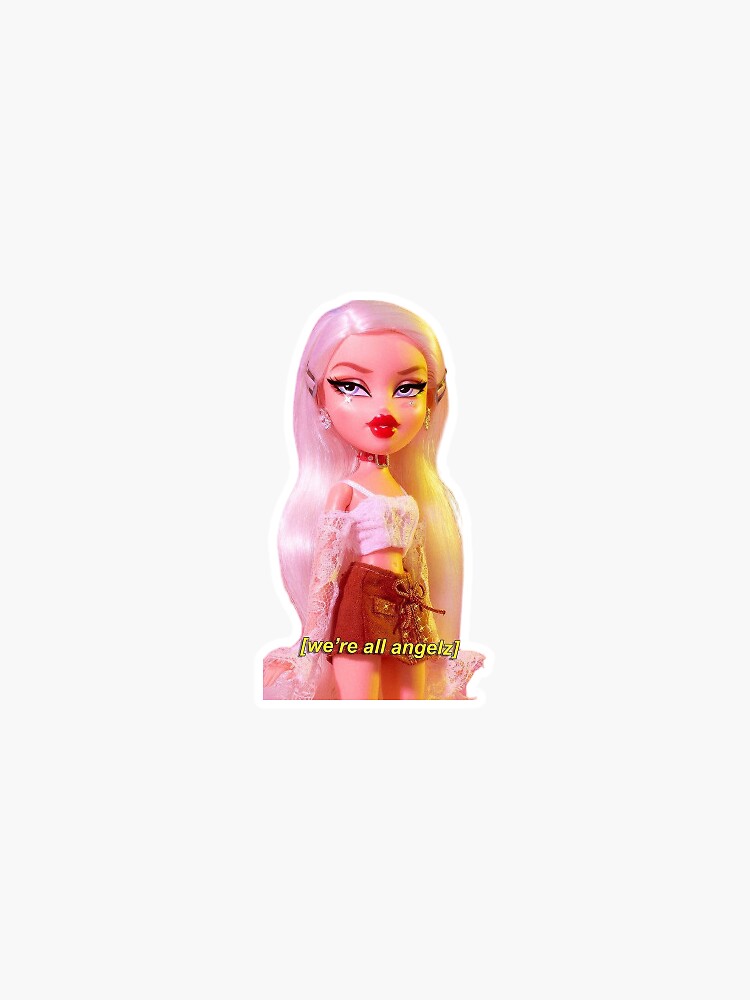 "Bratz Sticker" Sticker for Sale by lilredrav | Redbubble