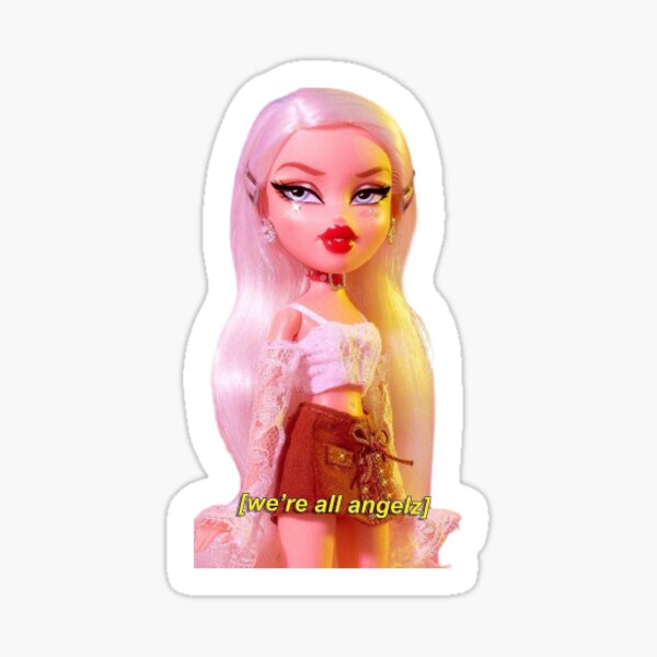 "Bratz Sticker" Sticker for Sale by lilredrav | Redbubble