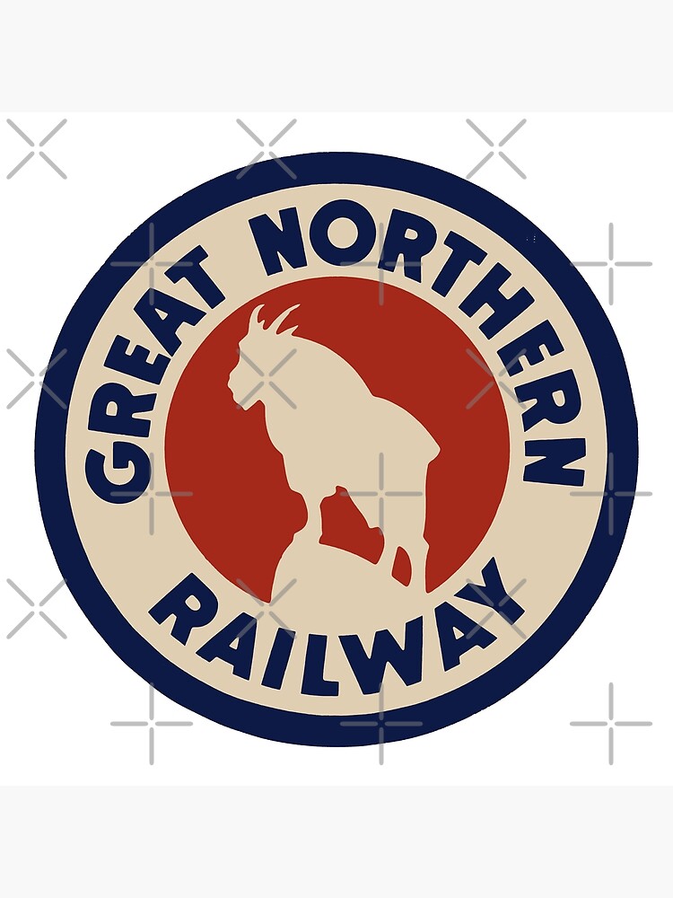 "Great Northern Railroad" Poster for Sale by Pop-Pop-P-Pow | Redbubble