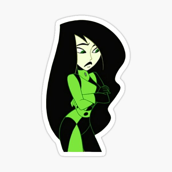 "Sad Shego " Sticker by Laukays | Redbubble