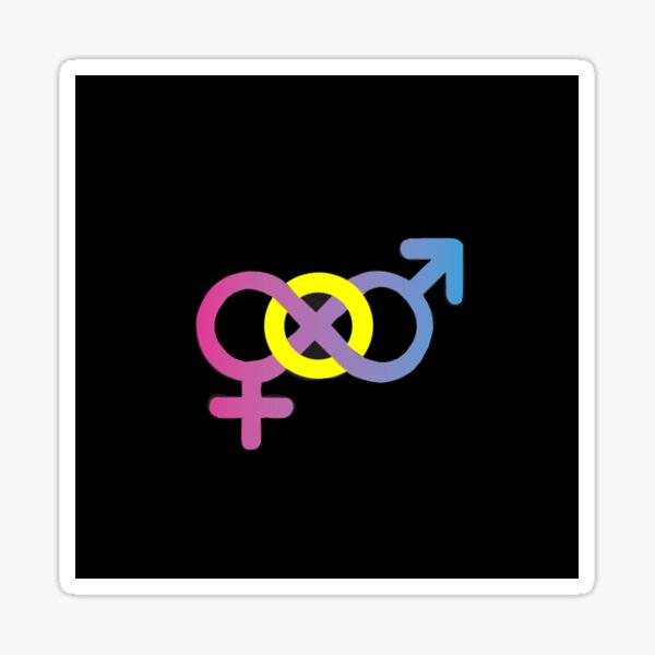 "Infinite Gender Symbol" Sticker for Sale by sowings1020 | Redbubble