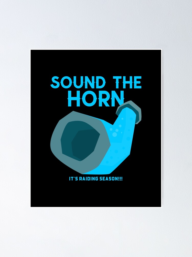 "Vikings: Sound the Horn" Poster by HistoryMafia | Redbubble