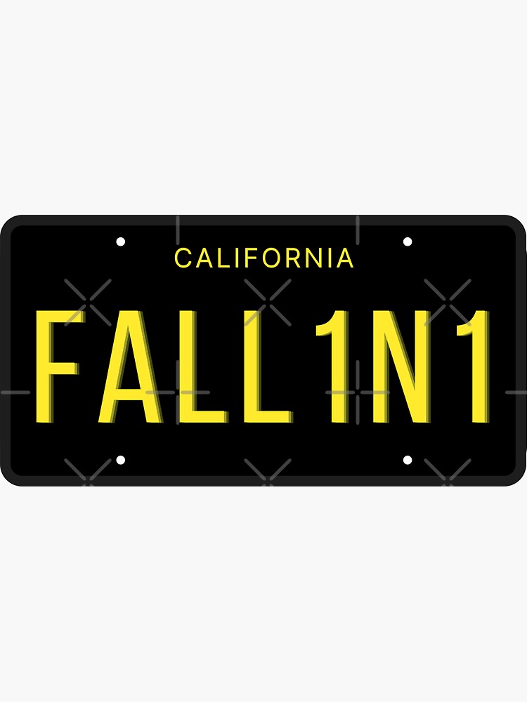 "Lucifer License Plate | Lucifer Morningstar" Sticker for Sale by ...