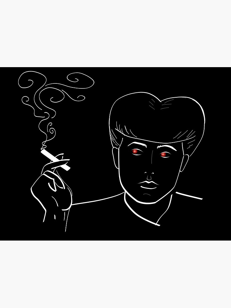 "Blade Runner Rachel smoking line art" Sticker for Sale by Idris-Vandom ...