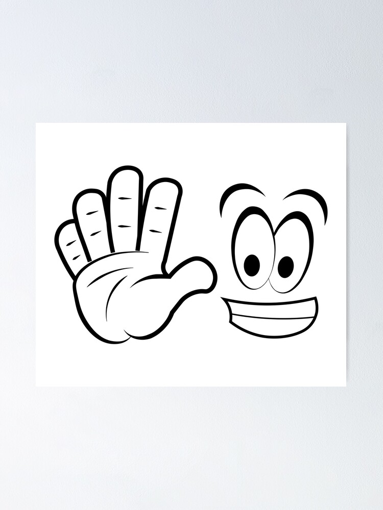 "High Five" Poster by 1-4-All | Redbubble