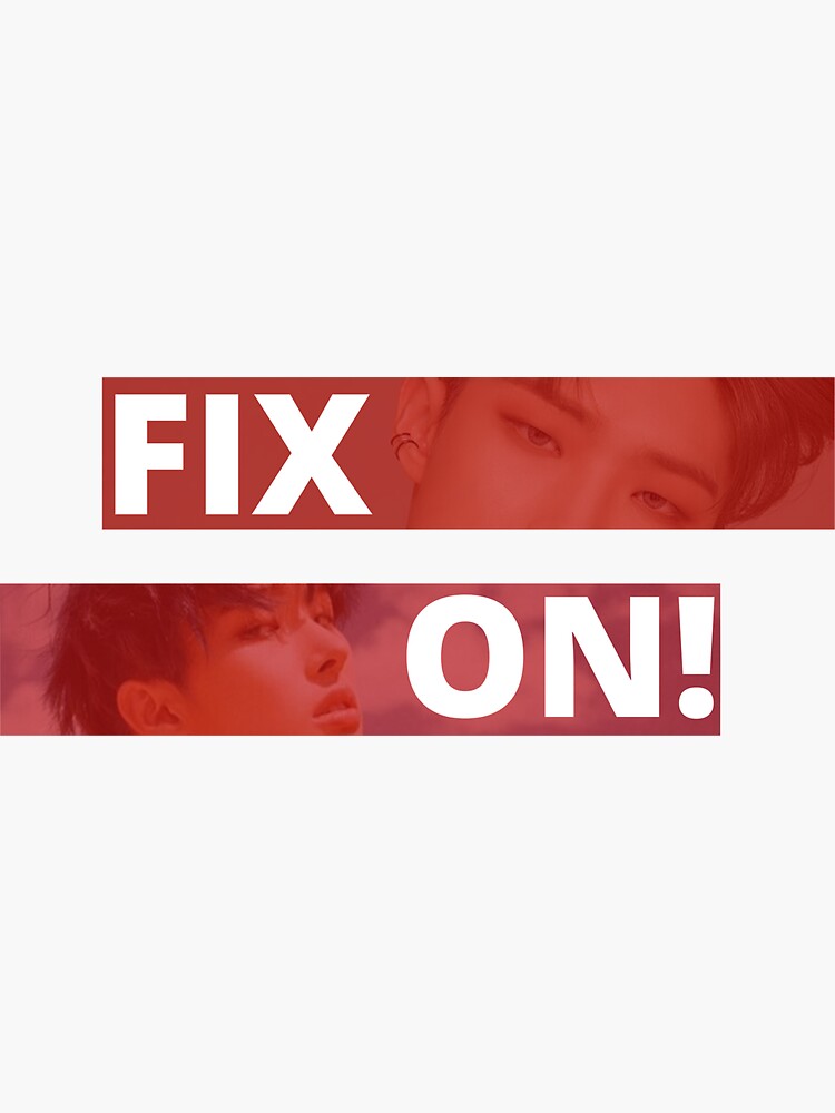 "Fix On! - Mingi from ATEEZ" Sticker for Sale by nalouart | Redbubble