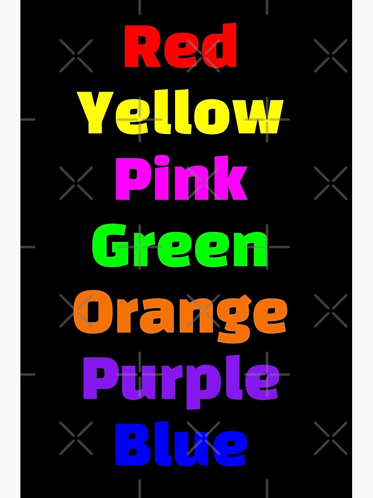 "Rainbow Words" Poster by Rory69 | Redbubble