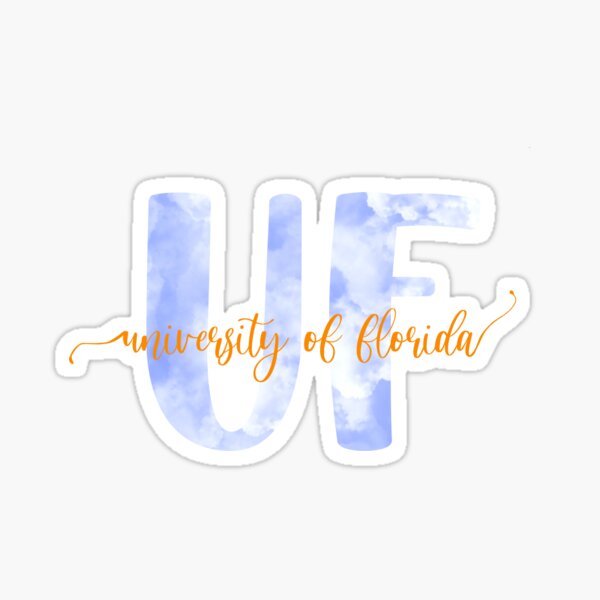 "university of florida" Sticker for Sale by catevalentini12 | Redbubble
