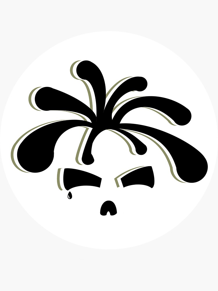 ""Teach" (sticker) - Scary, Dark, Gangster, Emo, Character Art" Sticker ...