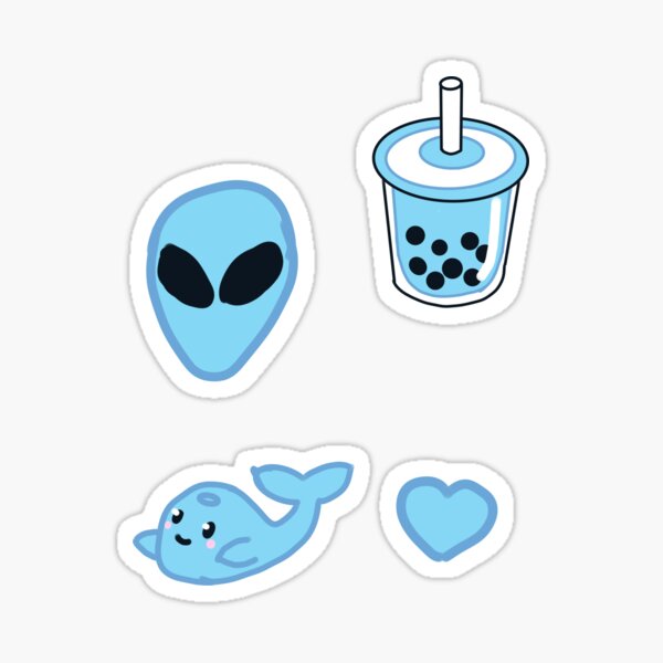 "Blue Pack" Sticker by average-art | Redbubble