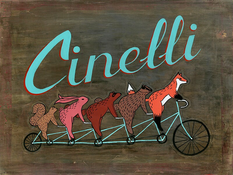 "Cinelli Bicycles " by Emily May Rose | Redbubble
