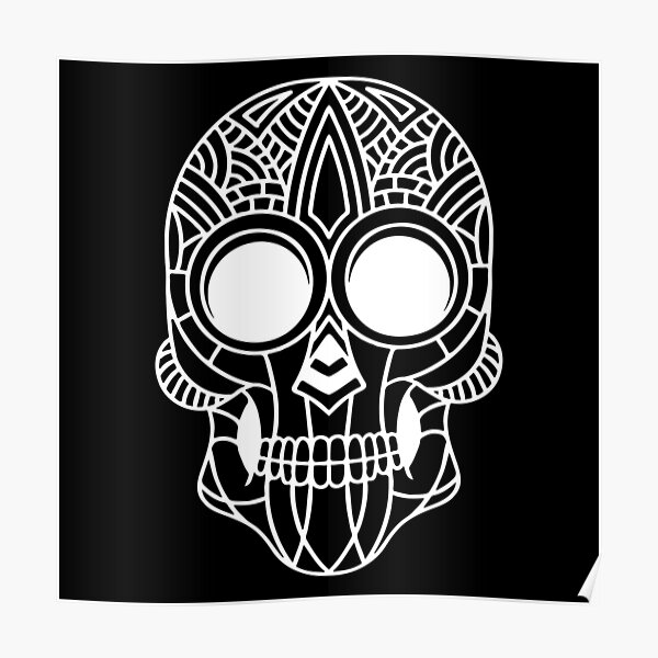"Skull DOTD" Poster for Sale by CecileMJ | Redbubble