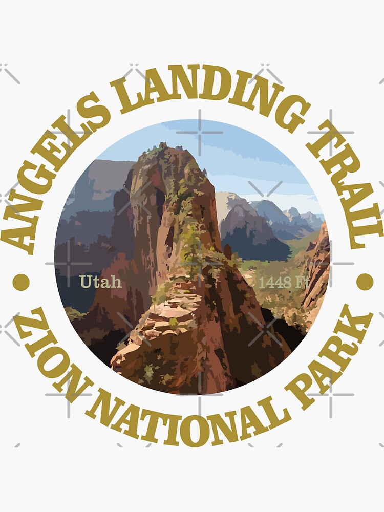 "Angels Landing (OBP)" Sticker for Sale by curranmorgan | Redbubble